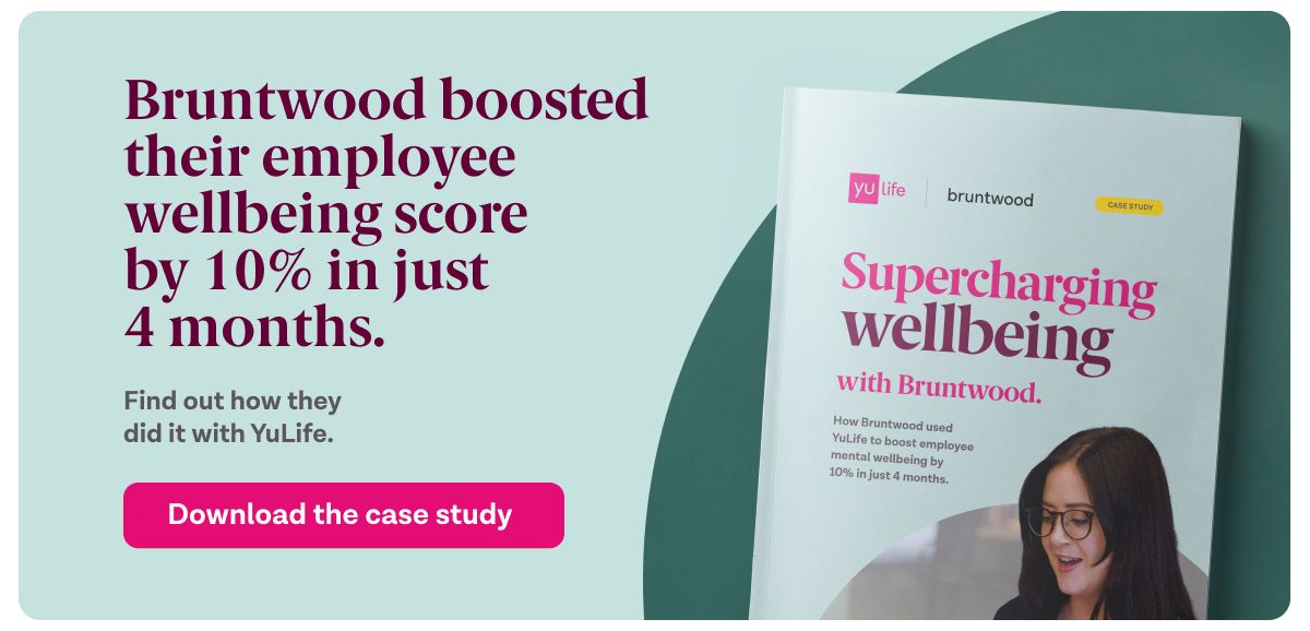 How Bruntwood increased their employee wellbeing score by 10% in just 4 months with YuLife | YuLife