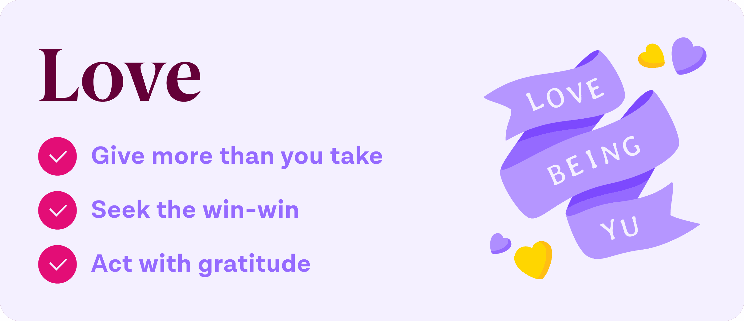 Our Values: Love Being Yu | YuLife